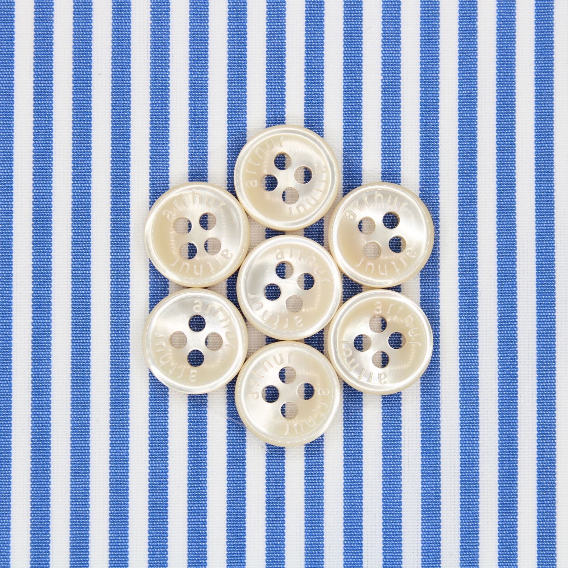 Arthur Montréal | Blue and White Banker Stripe